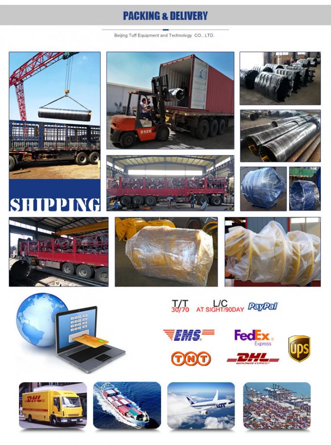 16mn WS39 Teeth Bauer Drilling Casing Shoes 2000mm