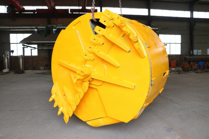 Dia 110cm Flat Tooth Soil Drilling Bucket For Rotary Drilling Rig